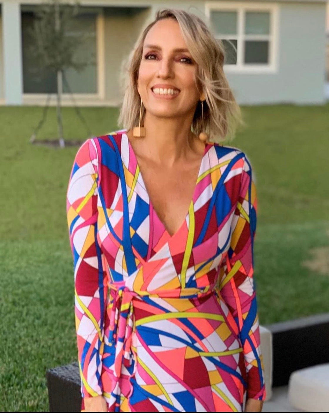 Pía Colors Midi Dress Summer Mosaico – Tropical Vibes Boutique